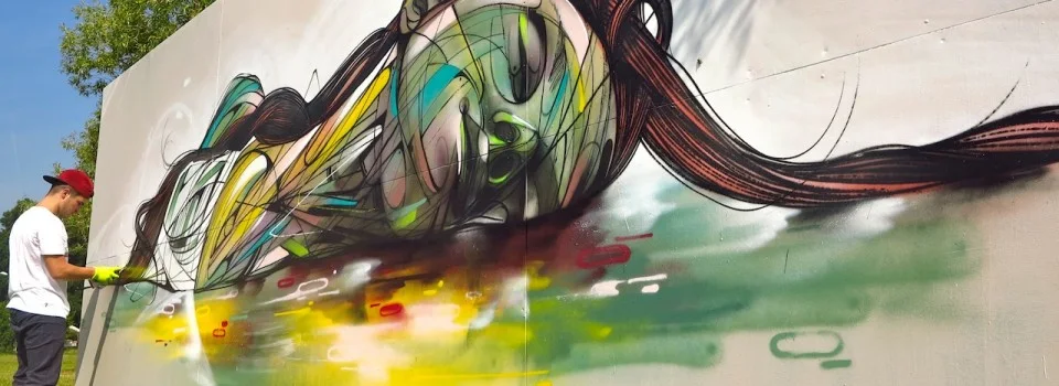 Hopare /Alexandre Monteiro, 1989 | Abstract Portrait painter | Street ...