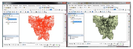Shapefile (shp) Tidak Bertampalan ; Kesalahan Sistem Koordinat - GISPEDIA