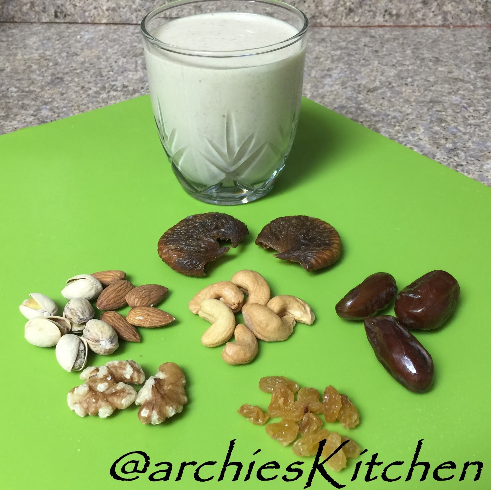 Archies Kitchen: Dry Fruits Milkshake