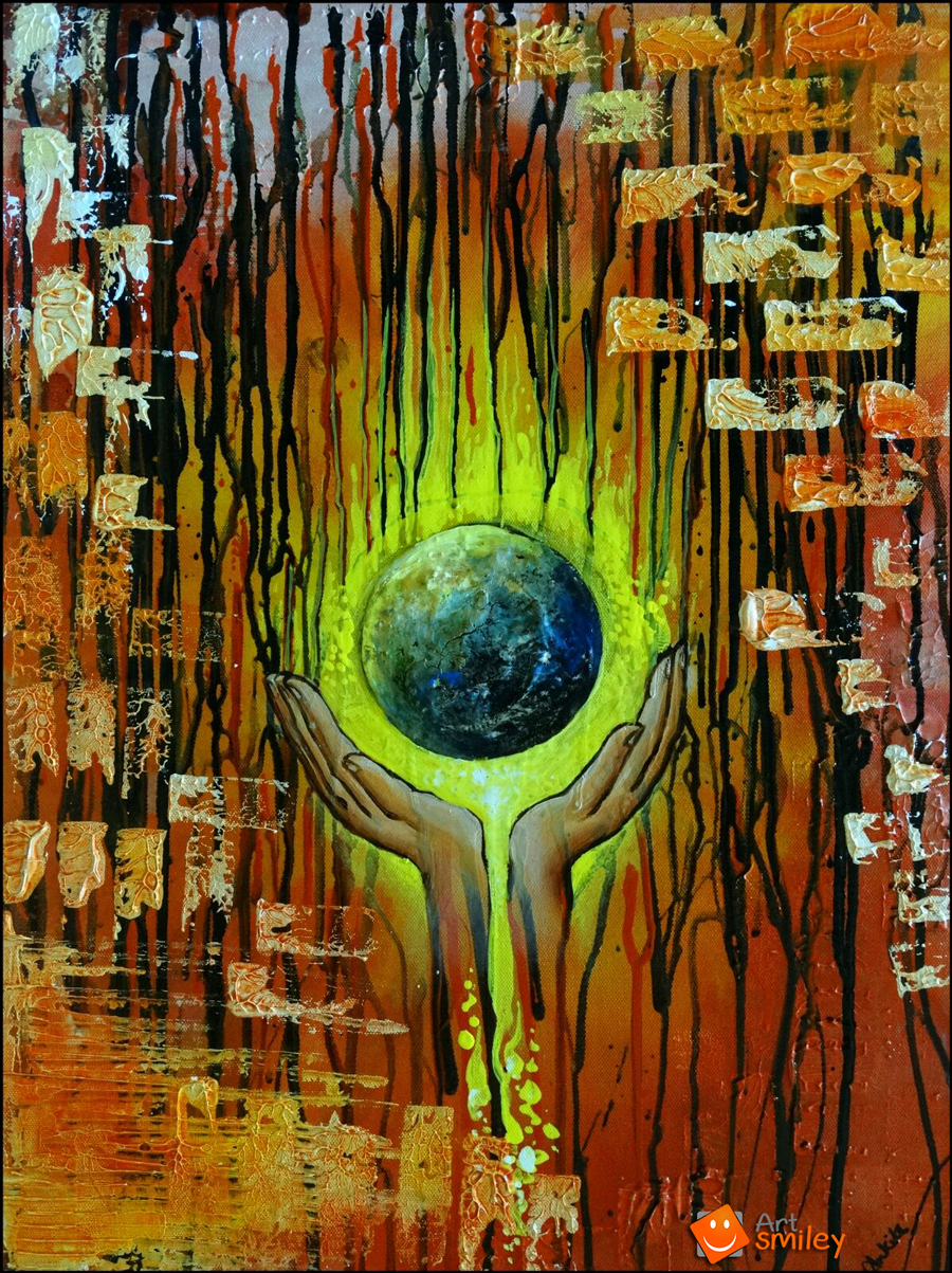 Rebirth Abstract Painting