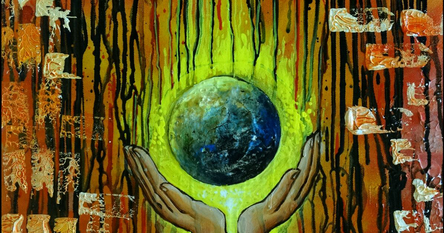 Rebirth Abstract Painting