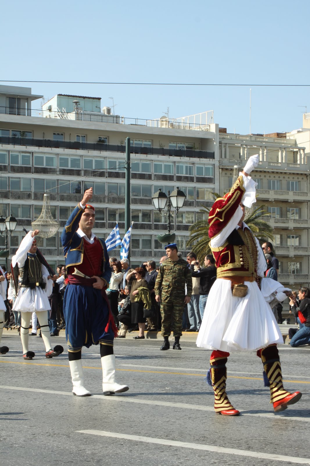 Peach and Thistle: Greece: Evzones; Elaborate Changing of the Guard