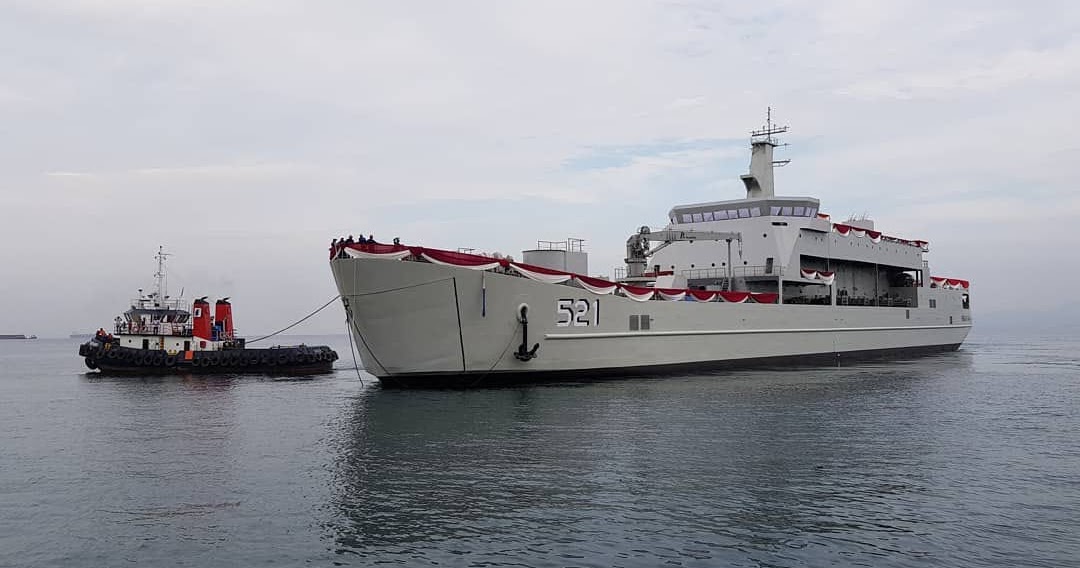 Garuda Militer: KRI Teluk Lada 521 Masuk Jajaran Satuan Kapal Amfibi Koarmada III
