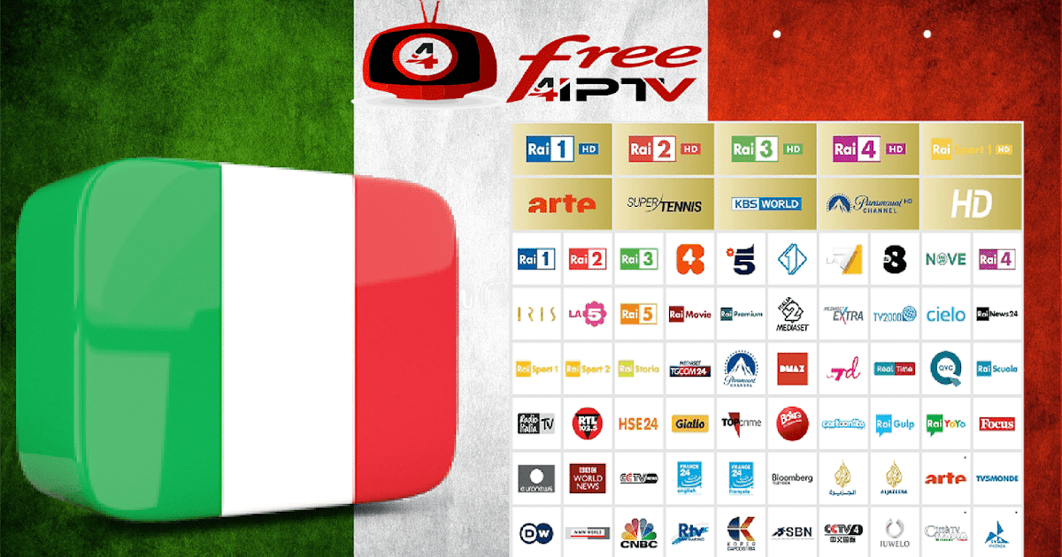 Italiano free iptv m3u playlists Channels server links 7 Apr 2019