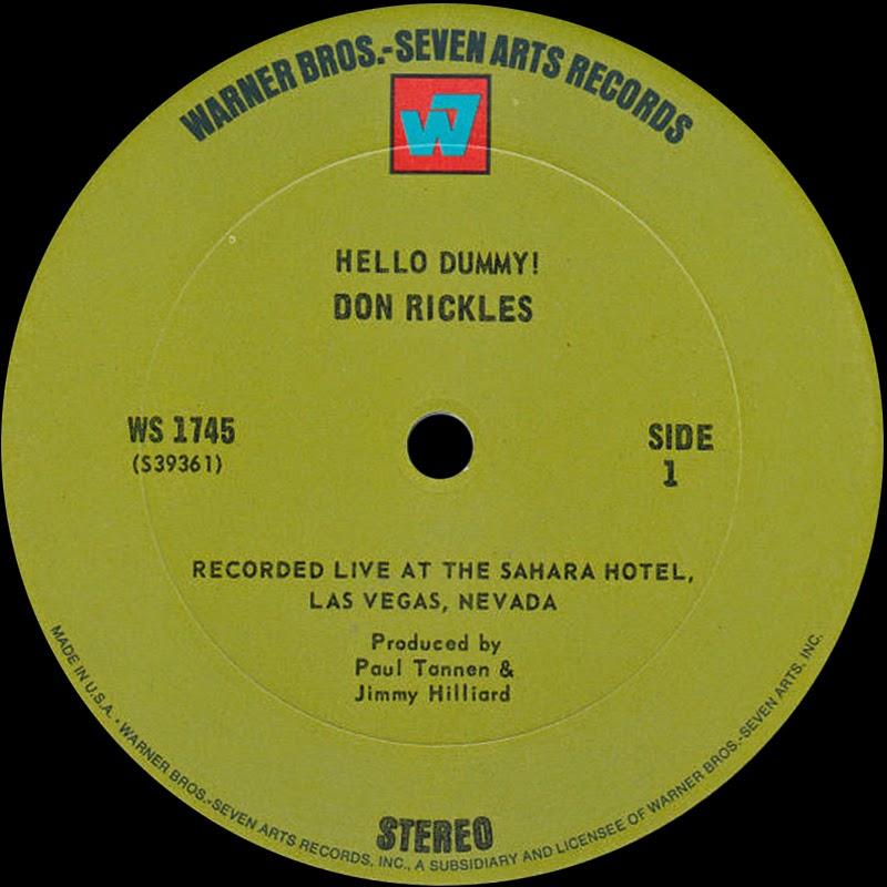 Vintage Stand-up Comedy: Don Rickles - Hello Dummy! 1968