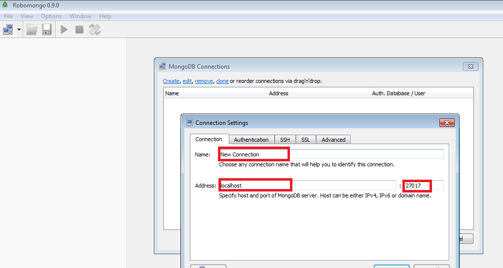Full Stack How To Connect Mongodb Using Robomongo