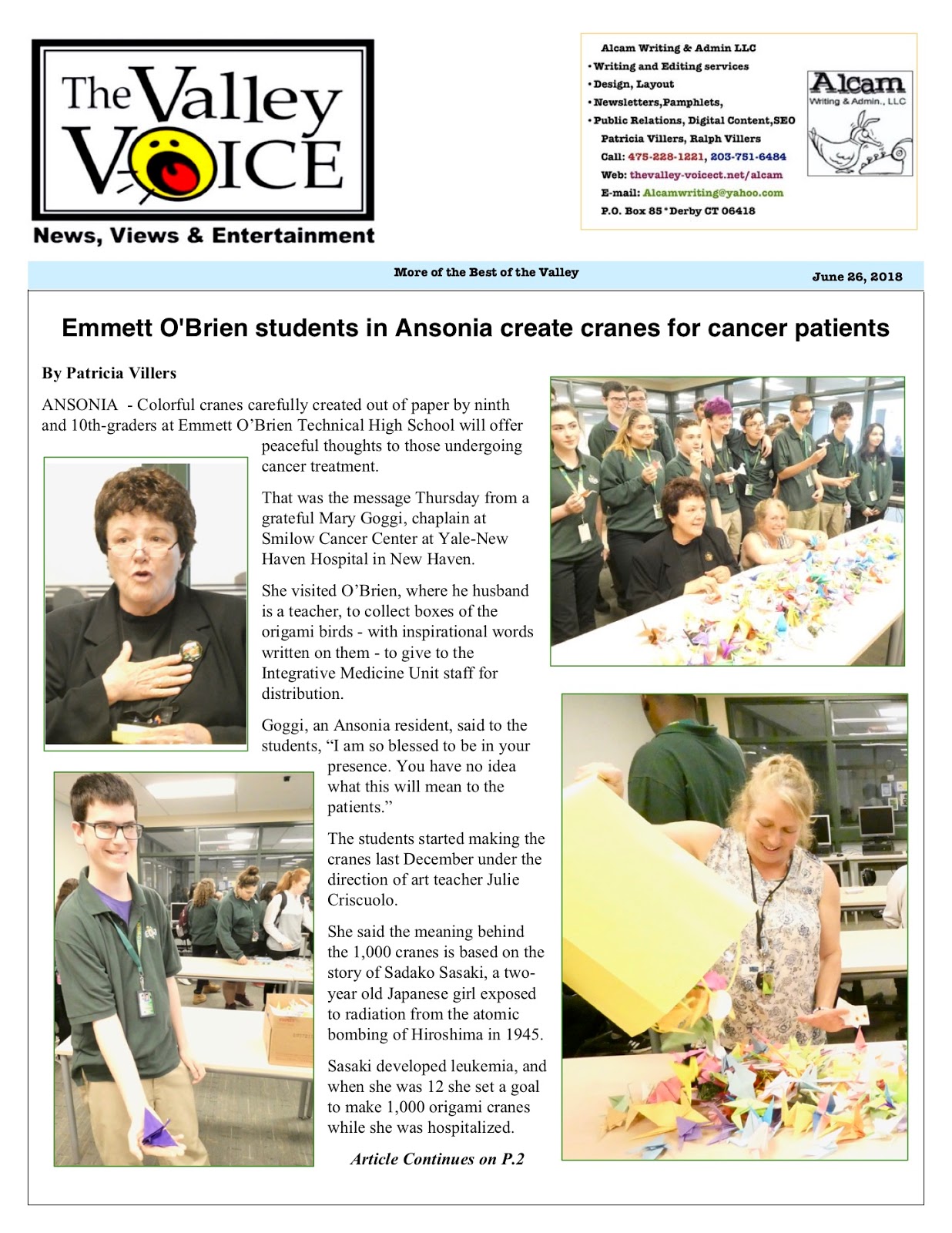 The Valley-Voice Newsletter: June 2018