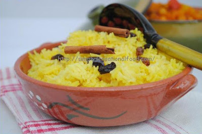 Geelrys - Savoury South African yellow rice | simply.food