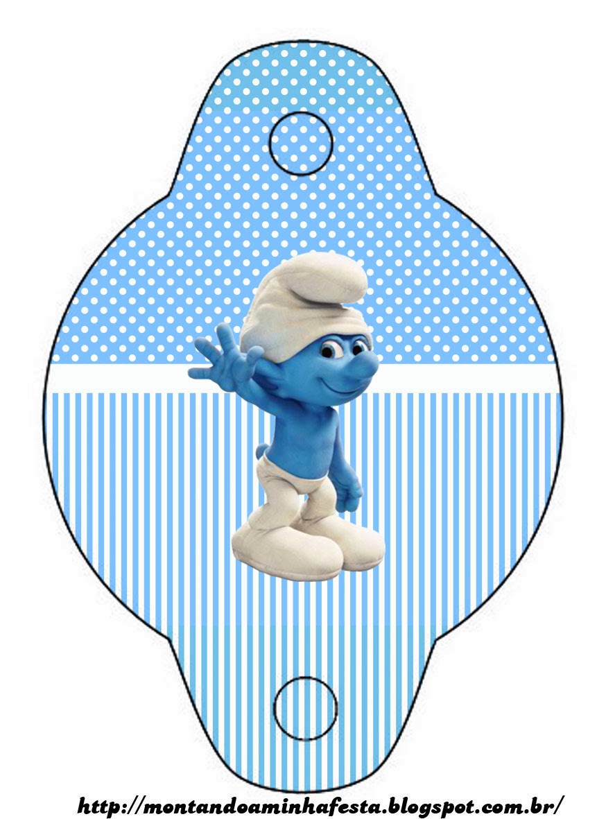 Smurfs: Invitations and Party Free Printables, for Boys Party. - Oh My ...