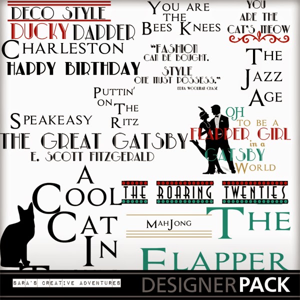 Sara's Creative Adventures: Art Deco Delight now in My Memories ...