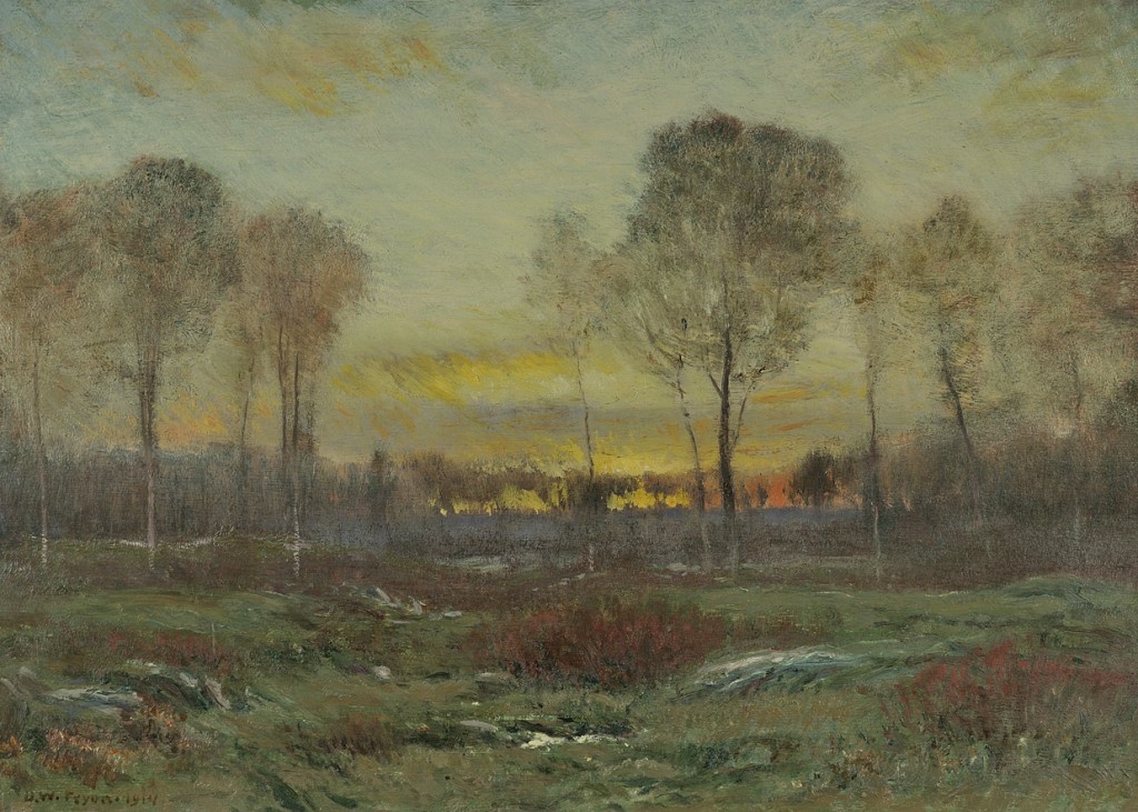 19th century American Paintings: Dwight Tryon, ctd