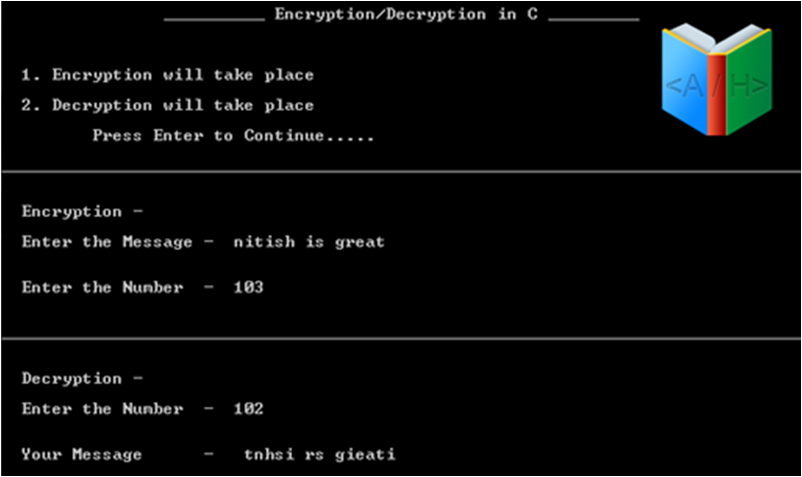 Assignment Hub: Encryption_Decryption in C
