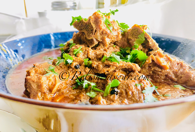 Mutton Rara ( Mutton pieces cooked in minced mutton gravy )