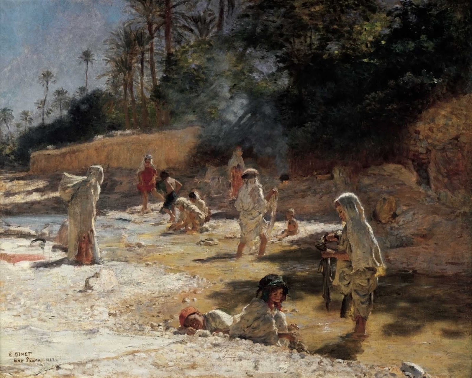 Peinture Française du 19ème Siècle: Bev Saada (1887)