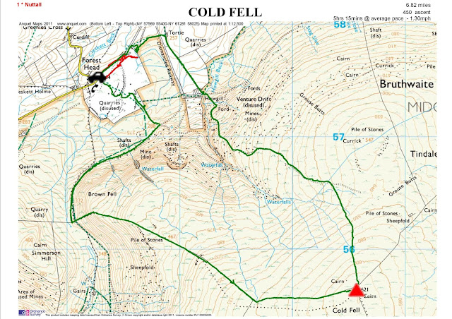 Peak Bagging and Long Distance Walking in the UK and Spain: Cold Fell
