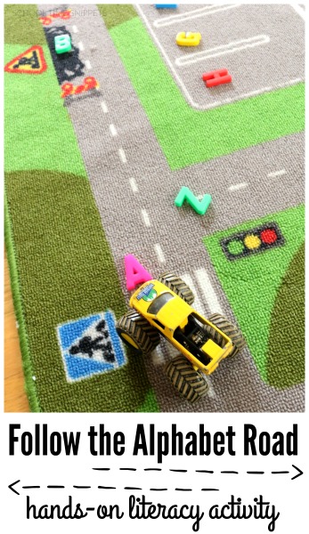 Follow the Alphabet Road | Playful Preschool Literacy Activity | School ...
