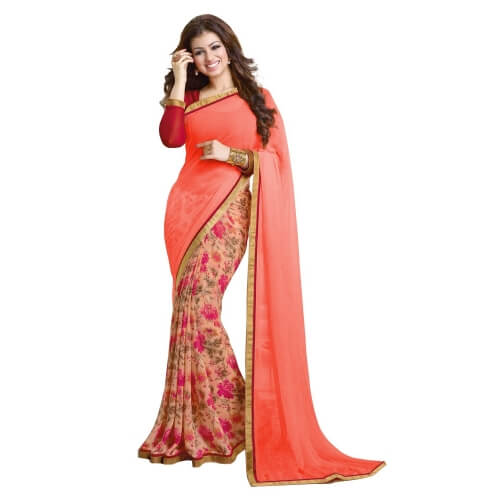 Top 20 Amazing India Georgette Sarees Design For 2019