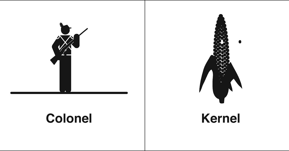 Homophones, Weakly: Colonel & Kernel