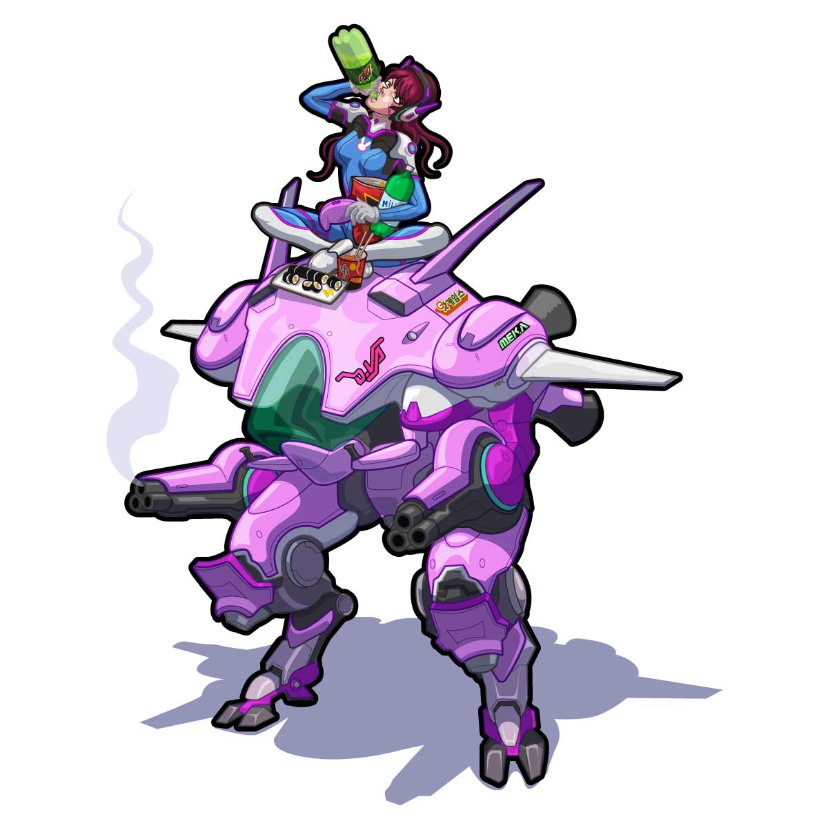 D.Va... with all the trimmins!