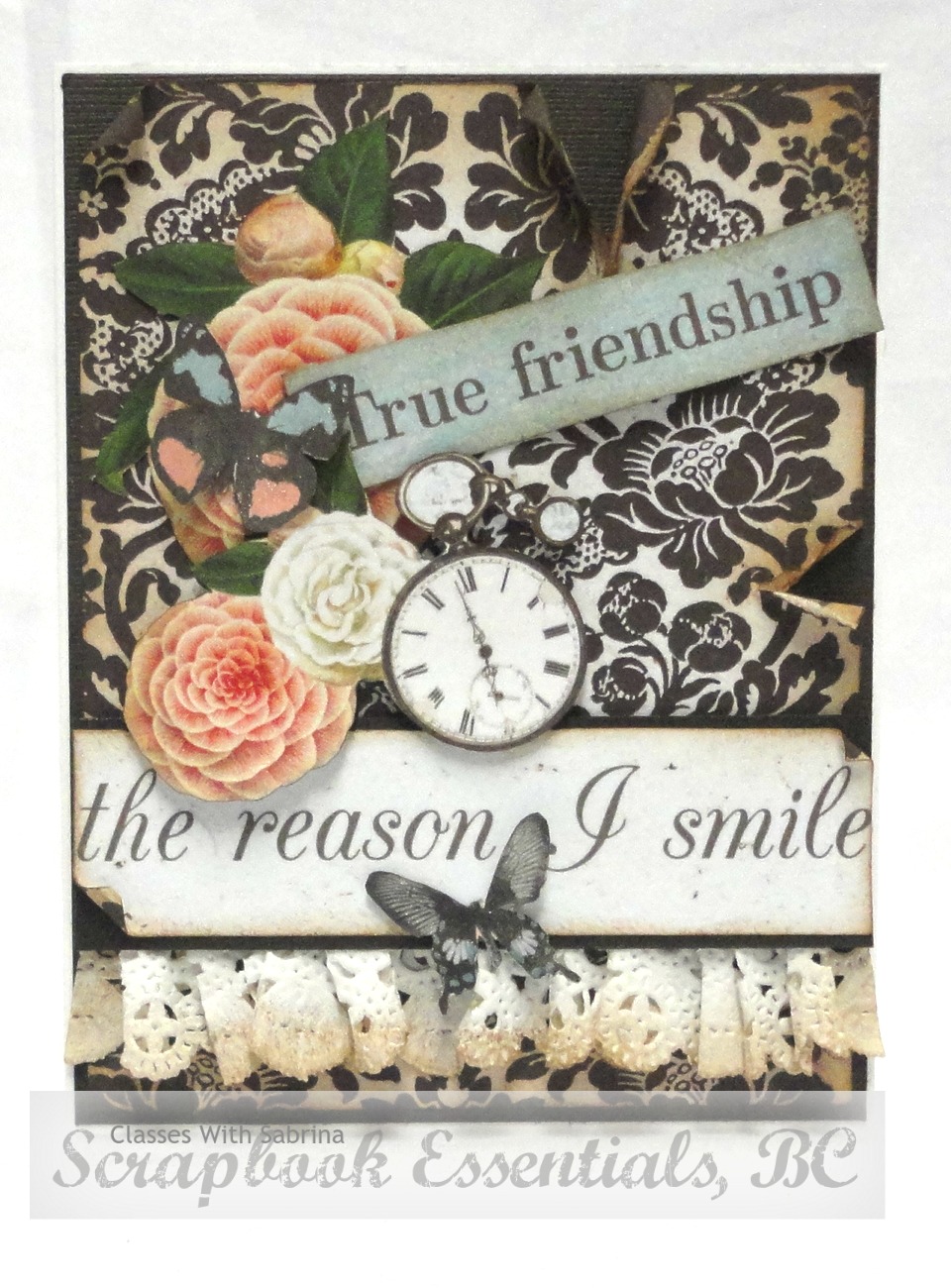 Kaisercraft "Ooh La La" Vintage Card 1 | Aspiring to Creativity