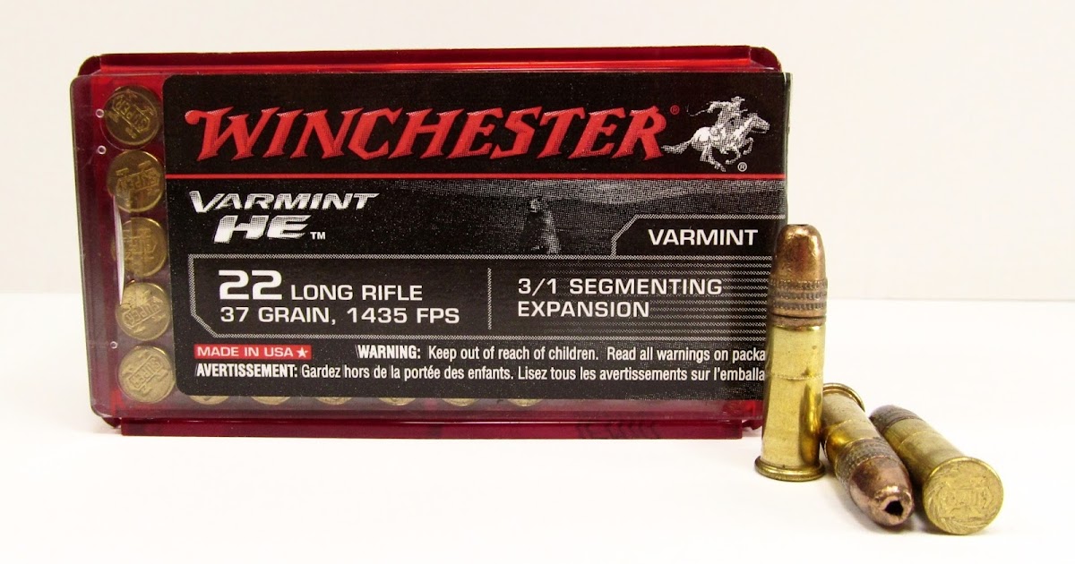 The Rimfire Channel Blog: 22 LR Ammo Test - Winchester Varmint HE 37 ...