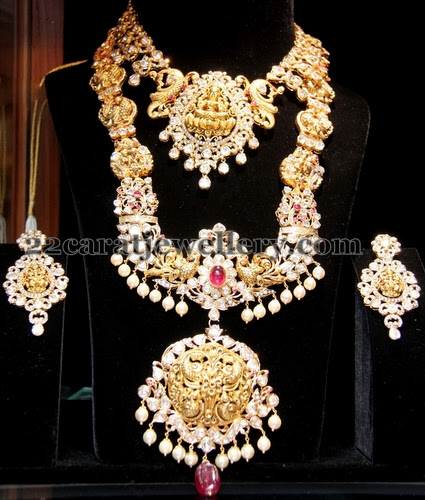 Peacock Lakshmi Pachhi Sets - Jewellery Designs