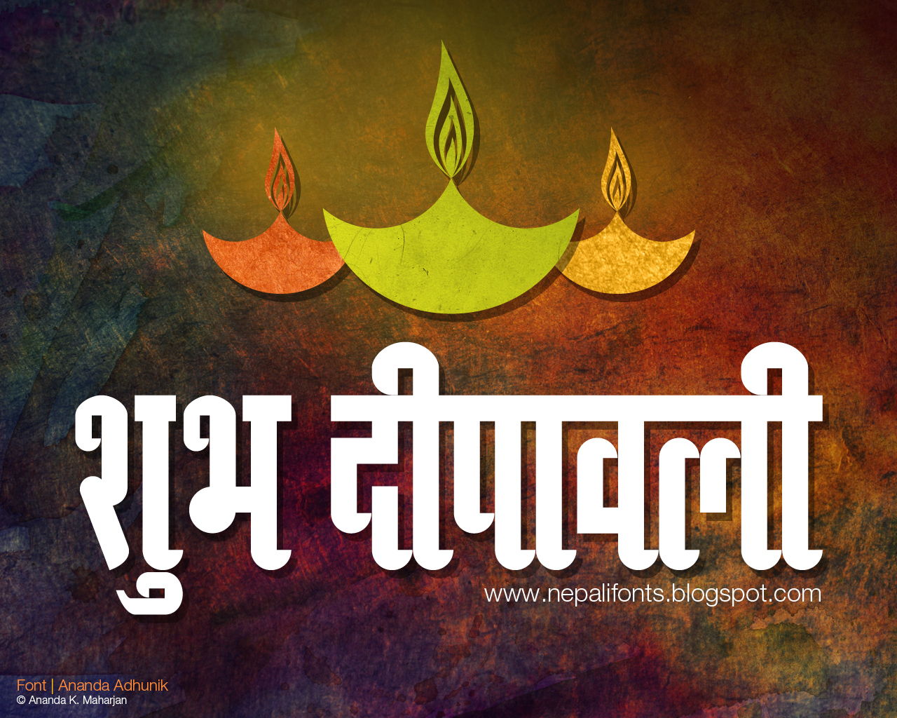 Ananda K. Maharjan — Happy Deepawali Greetings Wallpapers.. Happy Tihar