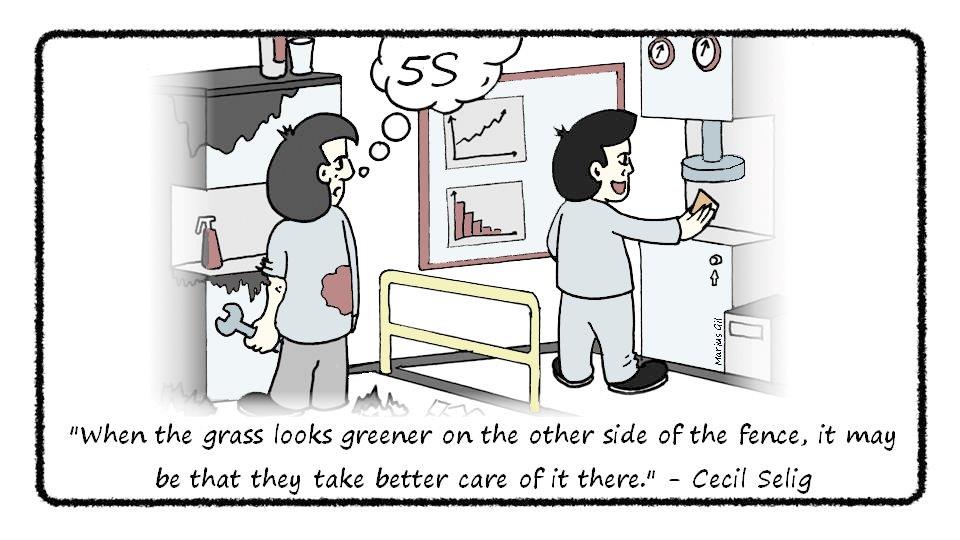 LEAN & SIX SIGMA & KAIZEN: Lean Cartoon: 5S