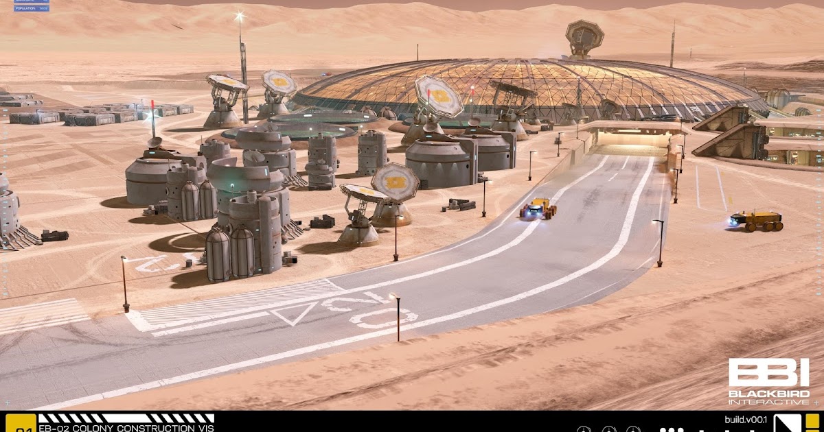 HD images of NASA's base on Mars, 2117, a vision by Blackbird ...