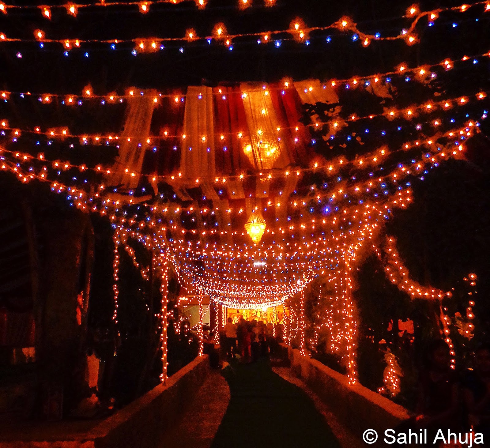 Pixelated Memories: Durga Puja, CR Park, Delhi
