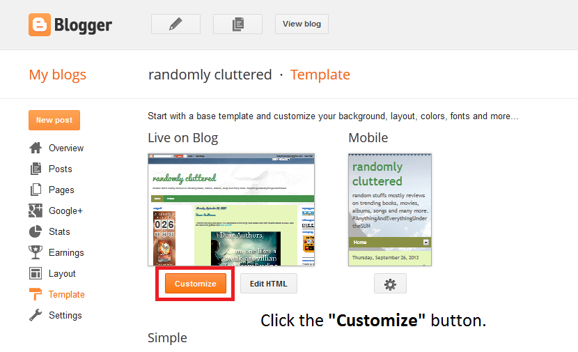 How to add tabs on Blogger
