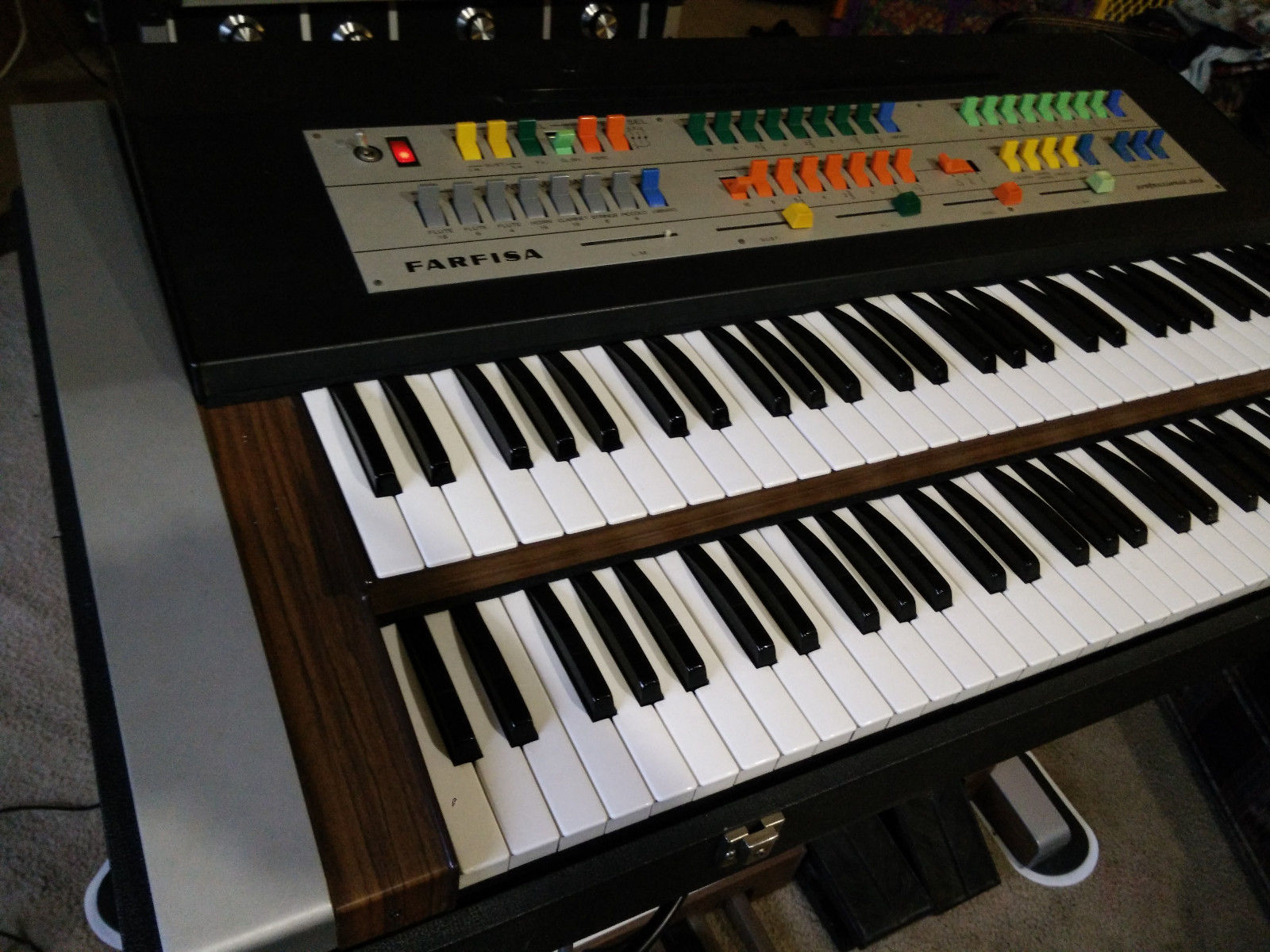 MATRIXSYNTH: Vintage Farfisa VIP Professional Duo Organ Synth