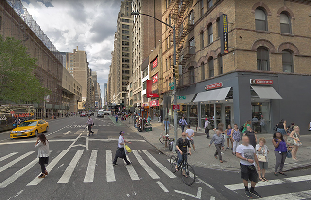 Random Musings: Then and Now: West 26th Street at Seventh Avenue, Manhattan