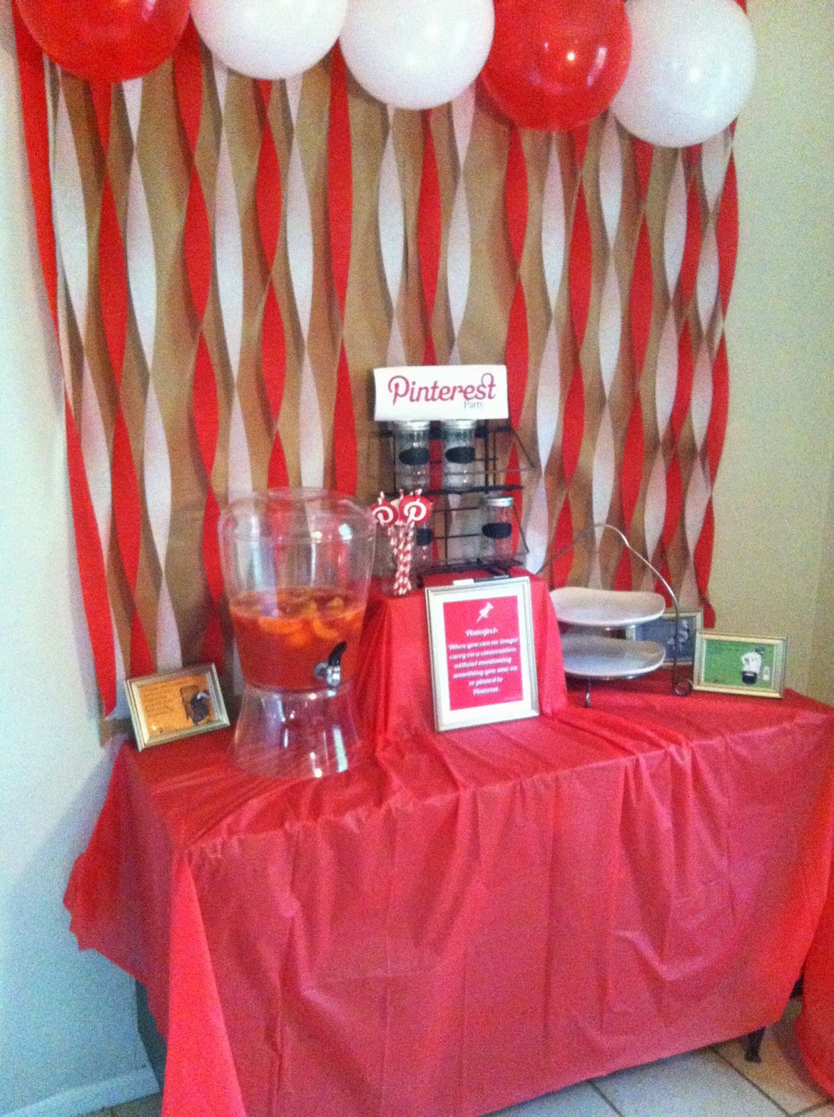 Proverbial Water Drinker: Pinterest Party : Ideas, Decor Ideas and FREE ...