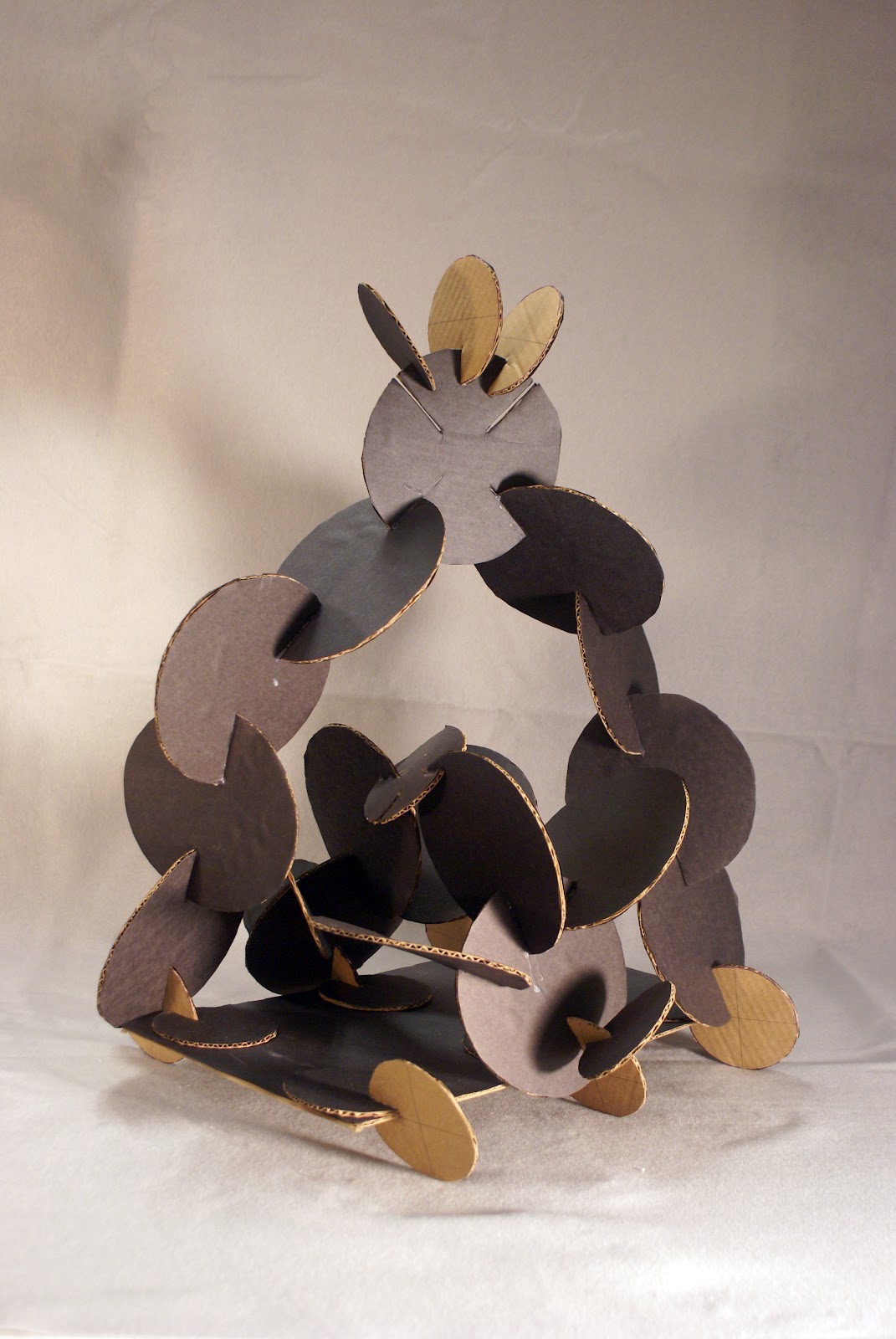 Art Now and Then: Planar Abstraction: Cardboard Sculpture!