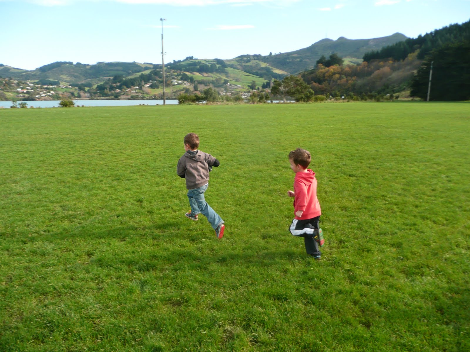 PORT CHALMERS KINDERGARTEN: Afternoon at the Rugby Field