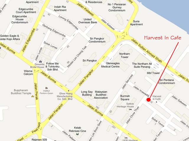 WORLD FOOD PARADISE: Harvest In Cafe, Irrawaddy Road, Penang