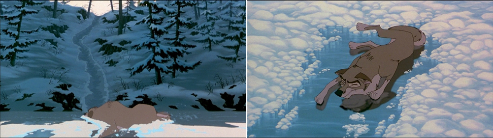 Colorful Animation Expressions: Bear Fight in the Snow