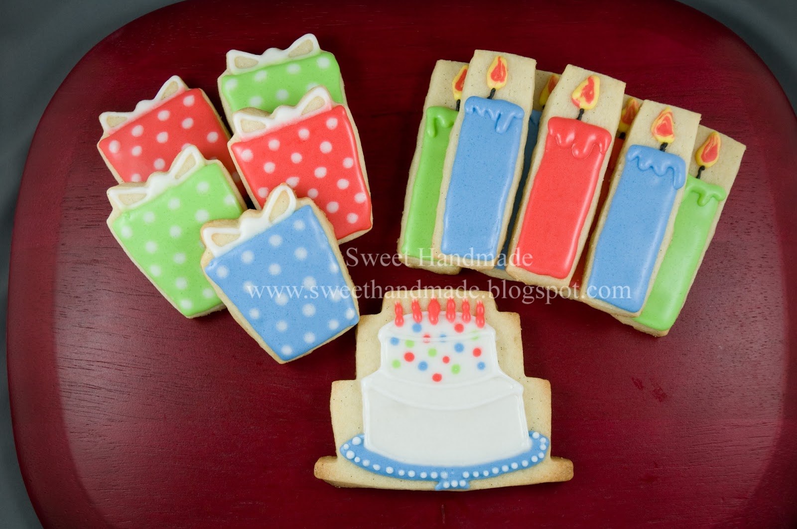 Sweet Handmade Cookies: Birthday Party Cookie Set