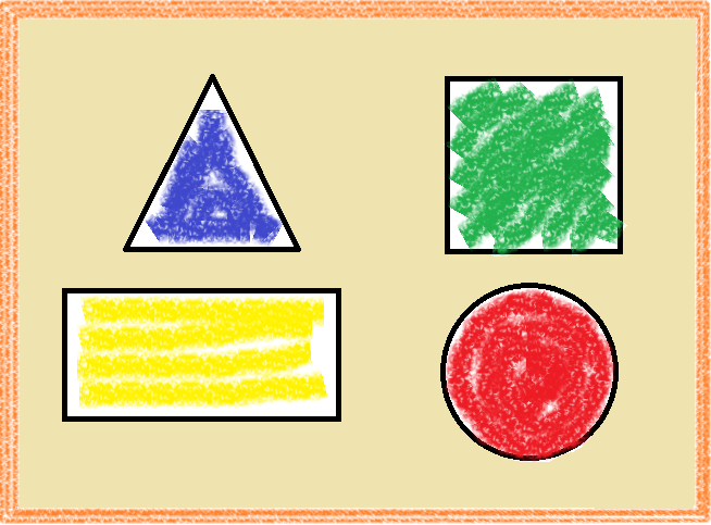 Dibujo que tenga cuadrado,circulo,rectangulo,triangulo - Imagui