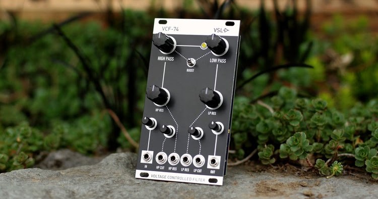 MATRIXSYNTH: Vintage Synth Lab VCF-74 Voltage Controller Filter Eurorack Module
