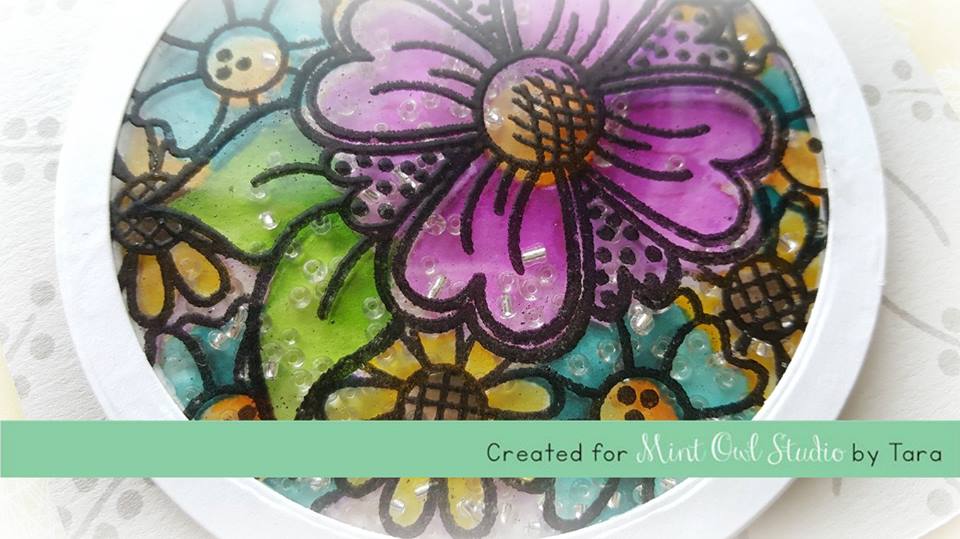 Mint Owl Studio: Stained Glass Shaker Card Tutorial