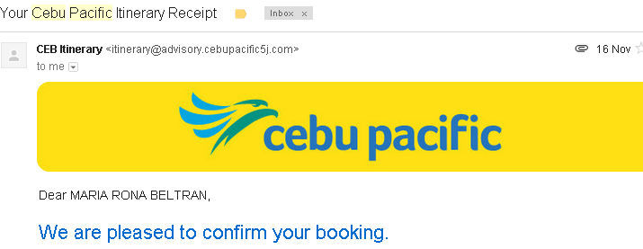 Cebu Pacific Air Decides To Give Me A FREE Roundtrip Ticket To Any Of ...