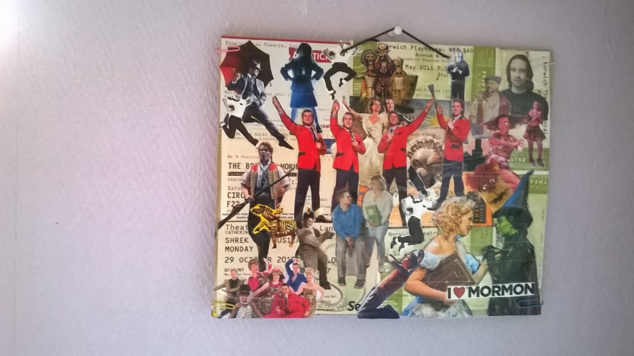 studyeco: DIY: musical theatre collage
