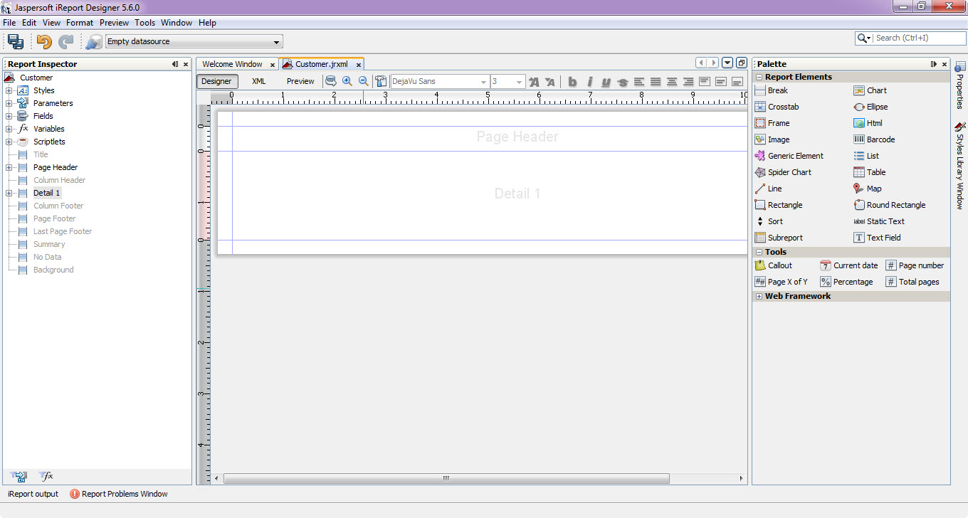 Java Tech: iReport Tutorial-Passing collections to List/Table Component with ...