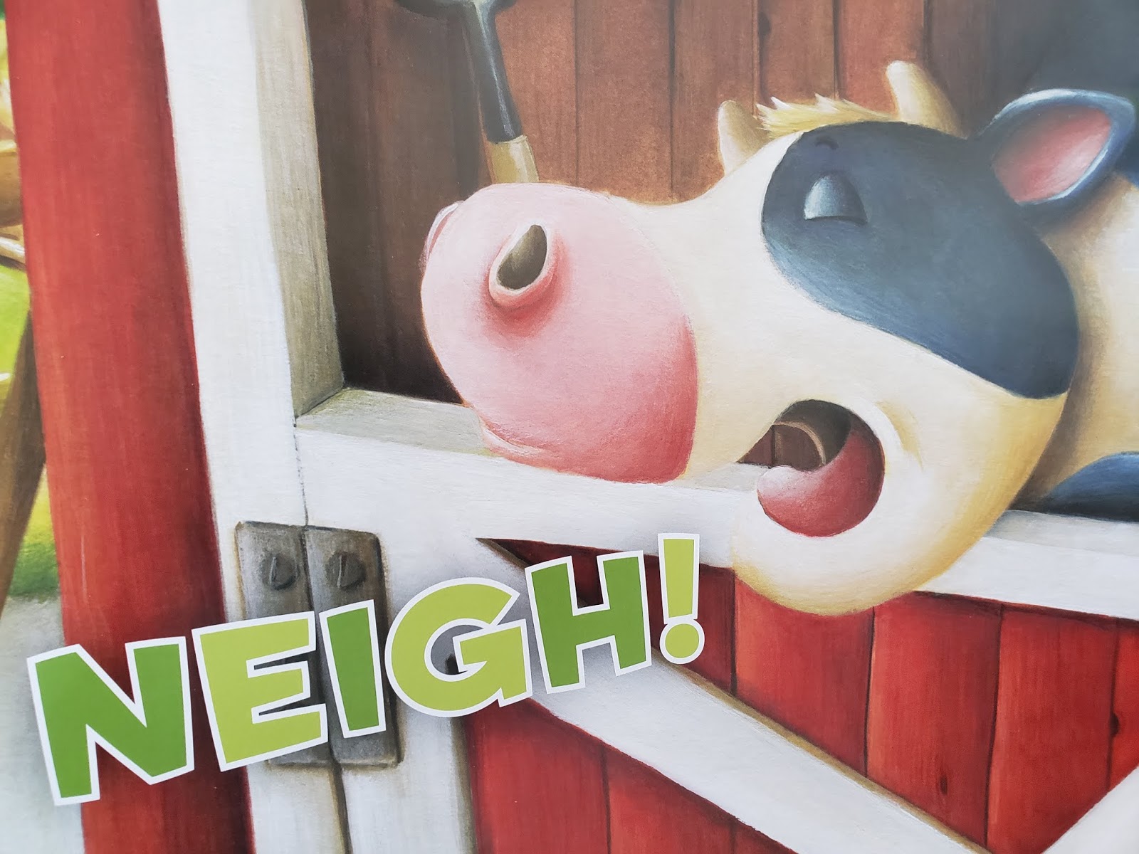 Belugas in VA: The Cow Said Neigh! A Farm Story (book review)
