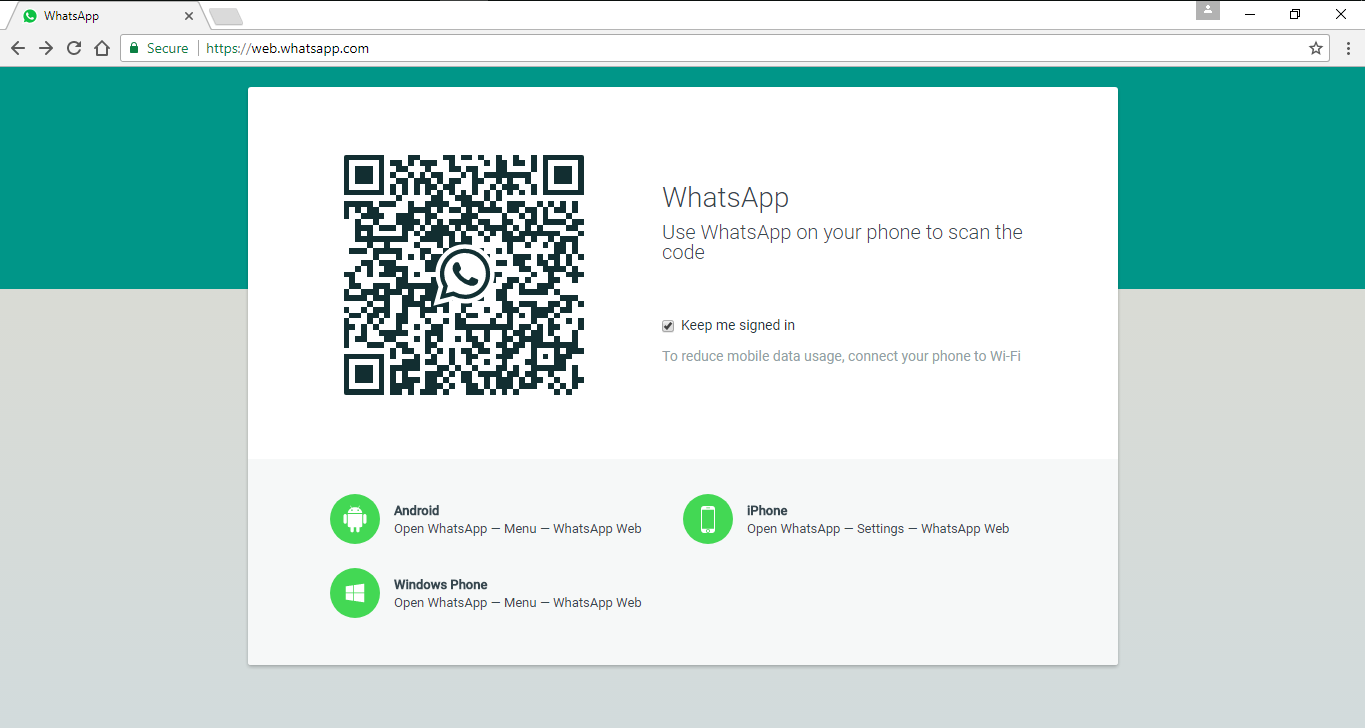 ການໃຊ້ງານ WhatsApp ຜ່ານ Web Browser (WhatsApp Web) ~ 108 ປັນຍາ