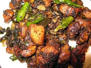 Chilli Pepper Mutton Fry | Ruchikoottu - Pachakam