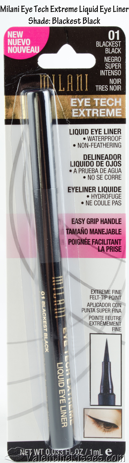 Valentine Kisses: Milani Eye Tech Extreme Liquid Eye Liner in Blackest ...