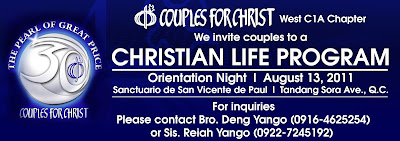My Life as a "Couples for Christ": Christian Life Program